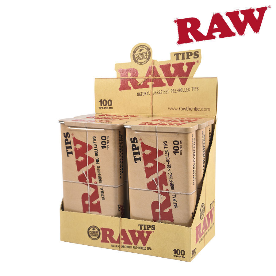 HBI Canada | RAW TIPS - PRE-ROLLED IN ROLLED TIN